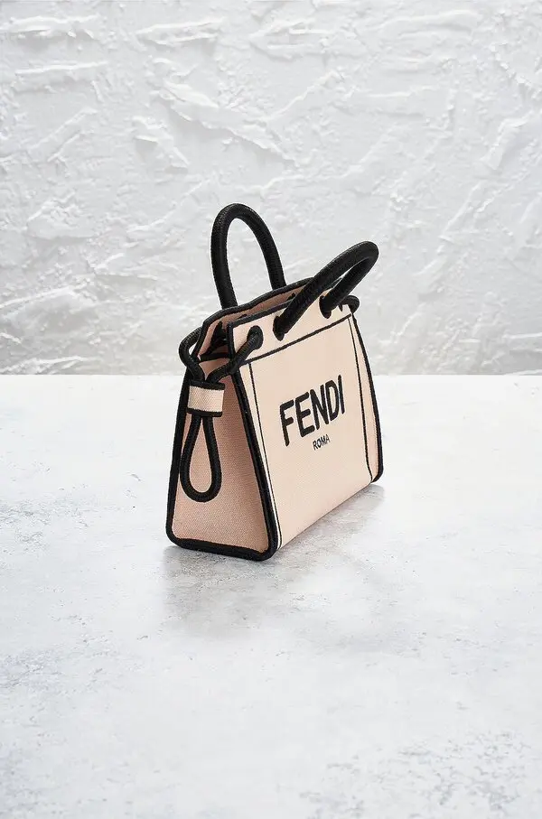 Fendi Mini Roma Shopping Tote Bag