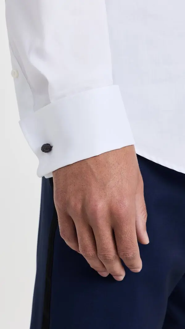 BOSS Slim Fit Easy Iron Stretch Cotton Dress Shirt - White