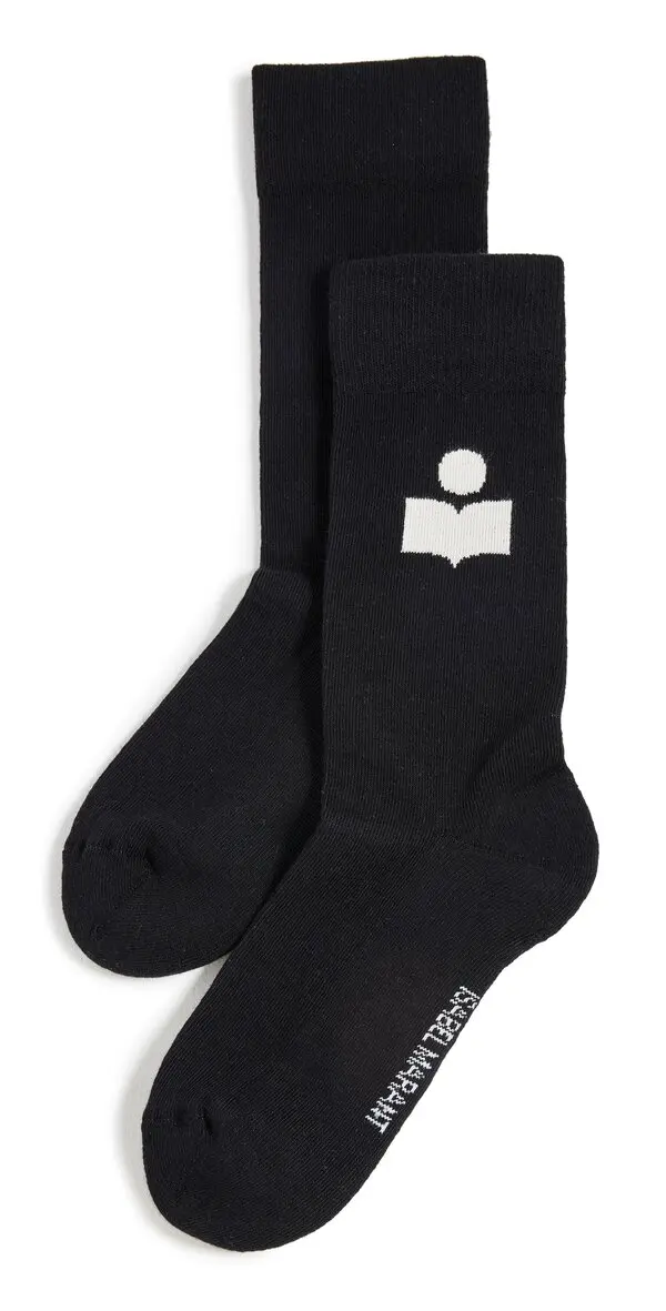 Isabel Marant Siloki Sporty Logo Socks