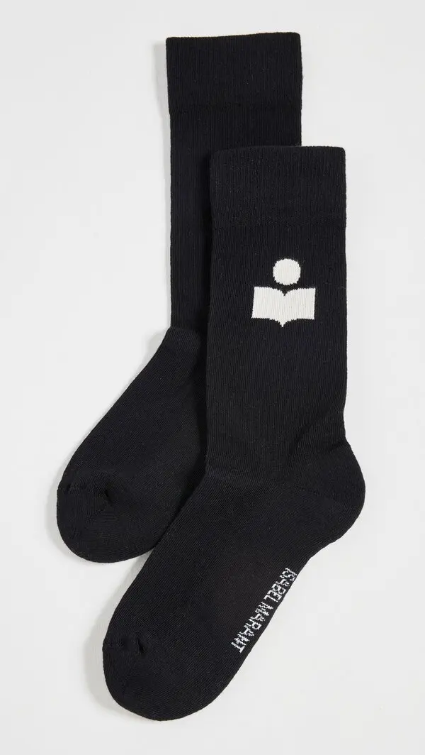 Isabel Marant Siloki Sporty Logo Socks