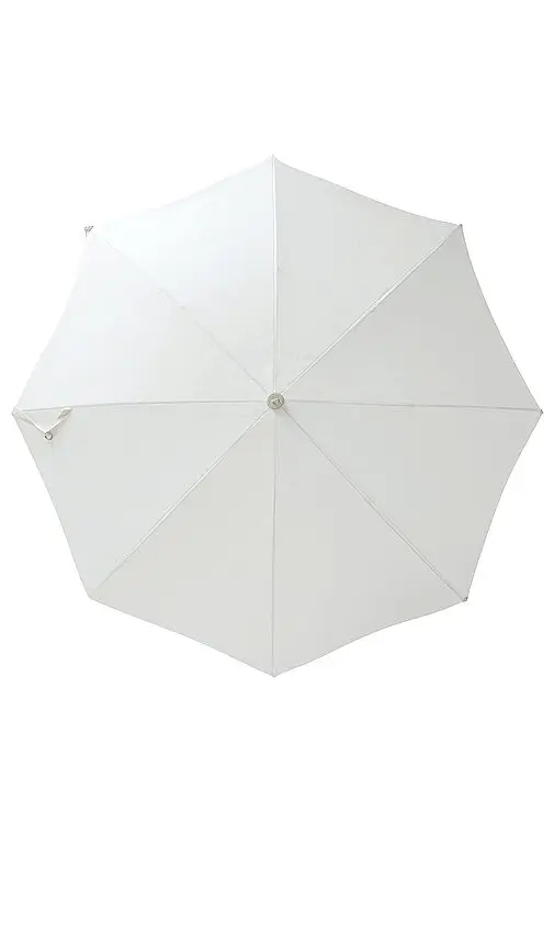 BUSINESS & PLEASURE Premium Beach Umbrella In White