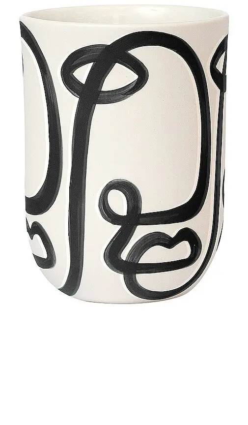 FRANCA NYC Coffee Cup In Black, White - Cara