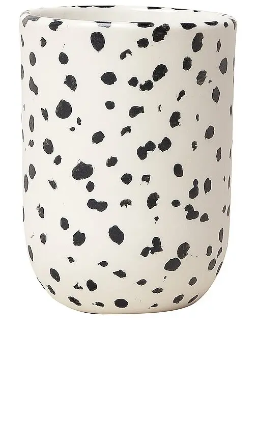 FRANCA NYC Coffee Cup In White - Speckled