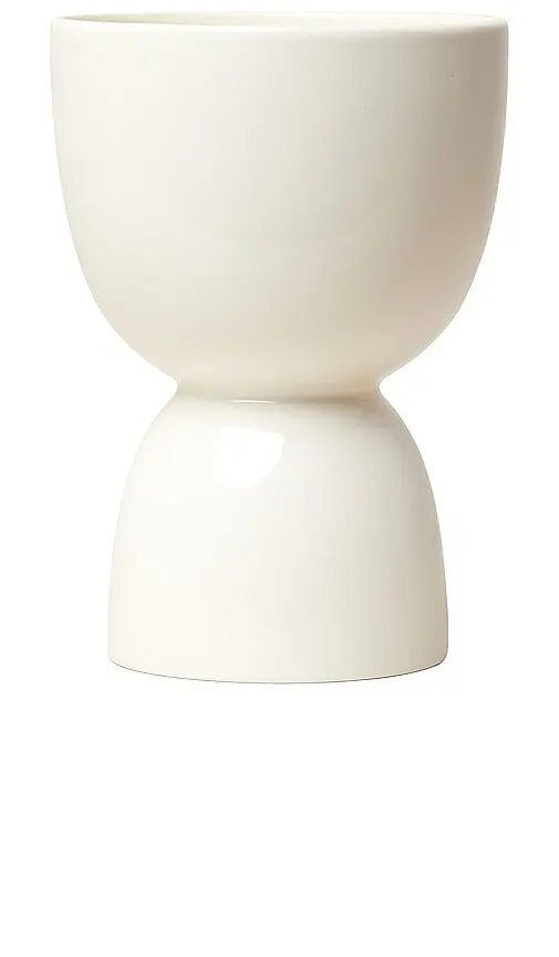 FRANCA NYC Medium Stacked Planter - White