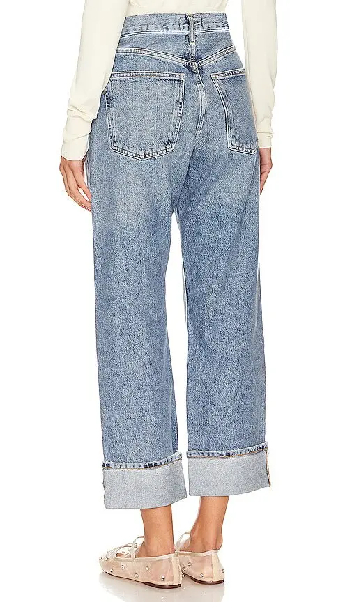 AGOLDE Fran Low Slung Easy Straight Jeans - Invention