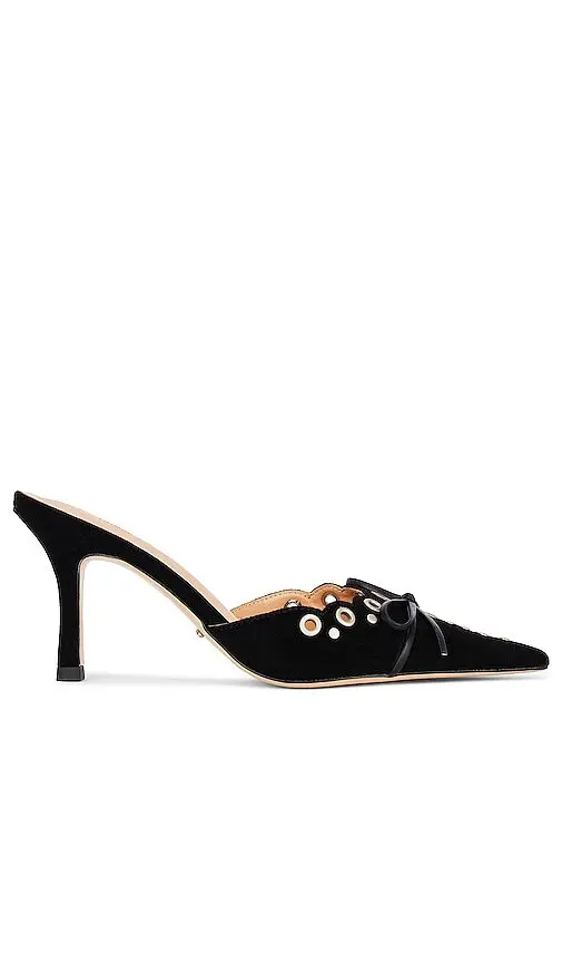 TONY BIANCO Shae Mule With Stiletto Heel And Bow Detailing