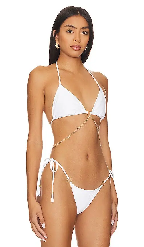 BANANHOT Chain Triangle Bikini Top