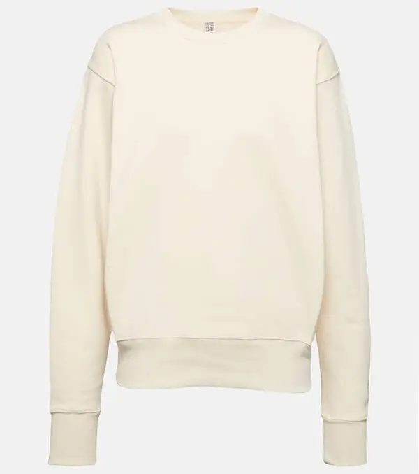 TOTEME Cotton Sweatshirt - White