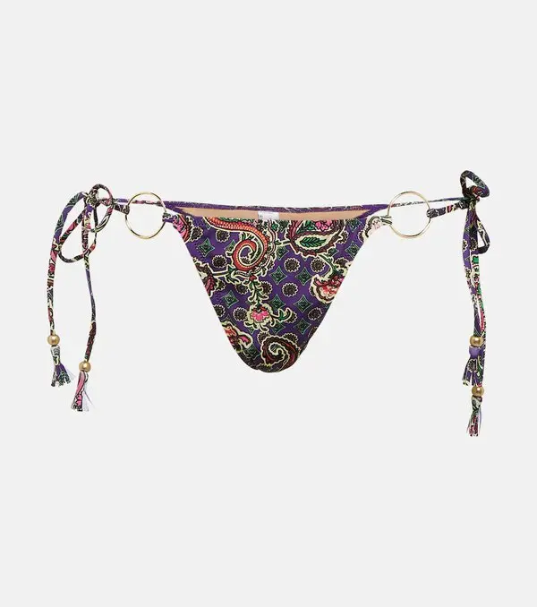 BANANHOT Rings Printed Bikini Bottoms - Purple