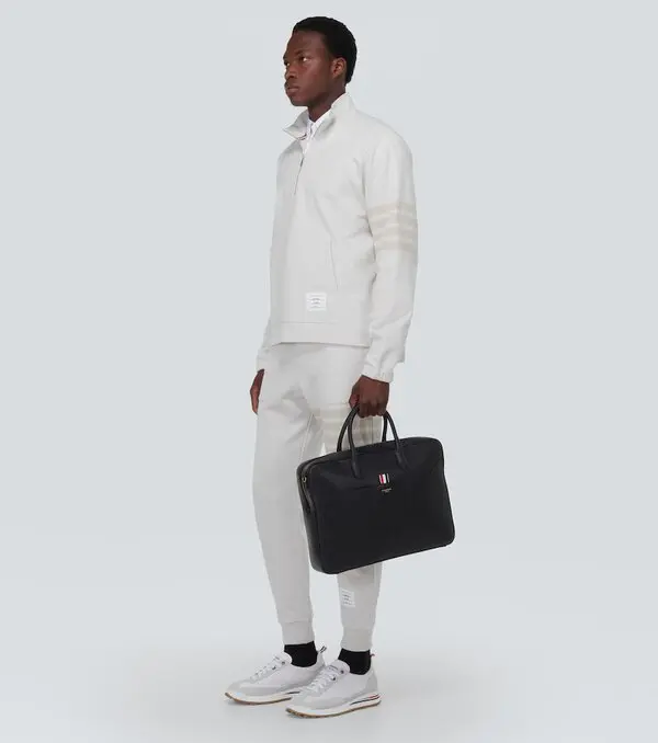 Thom Browne 4-bar Cotton Sweatpants - White