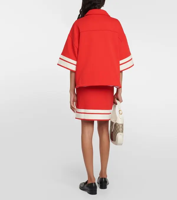 Gucci Interlocking G Cotton Jersey Jacket