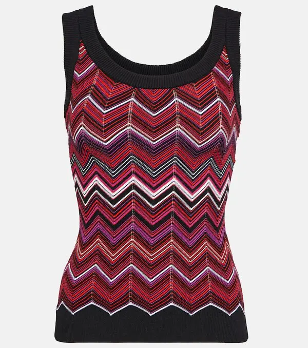 Missoni Zig-zag Knit Tank Top