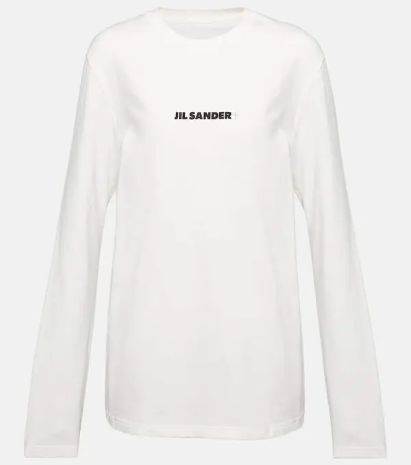 JIL SANDER Logo Cotton Sweatshirt