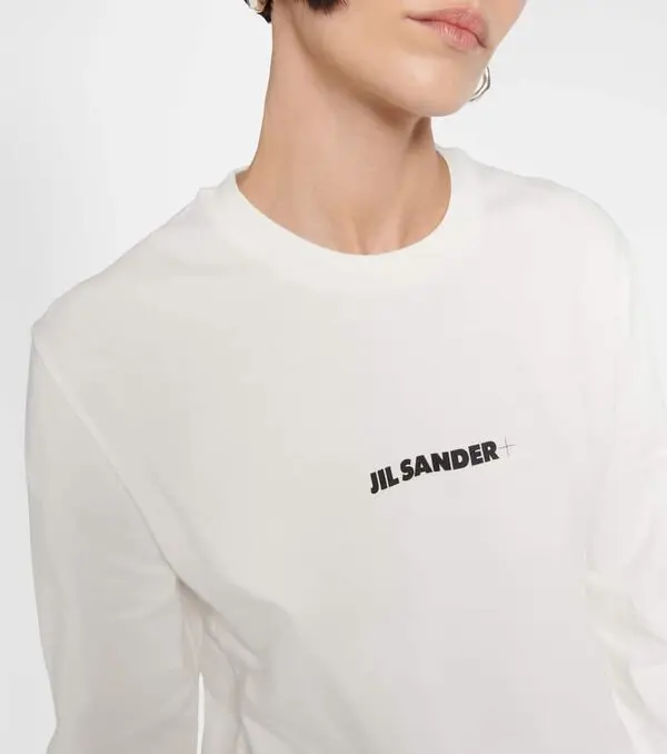 JIL SANDER Logo Cotton Sweatshirt