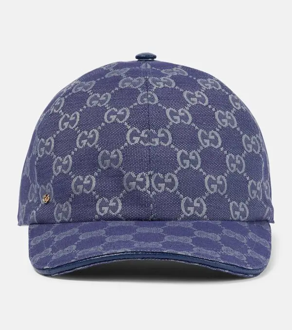 Gucci Gg Canvas Cap - Blue | Editorialist display picture 2