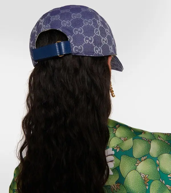 Gucci Gg Canvas Cap - Blue | Editorialist