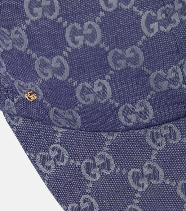 Gucci Gg Canvas Cap - Blue | Editorialist