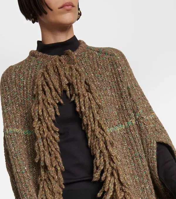 Stella McCartney Fringed Poncho