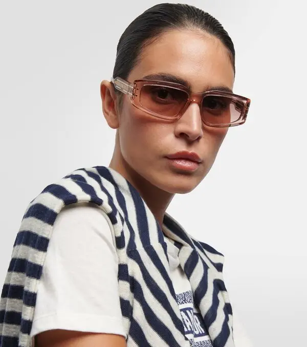 Dior Diorsignature S9u Rectangular Sunglasses - Pink