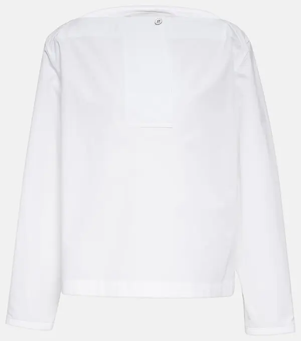 JIL SANDER Cotton Poplin Shirt - White