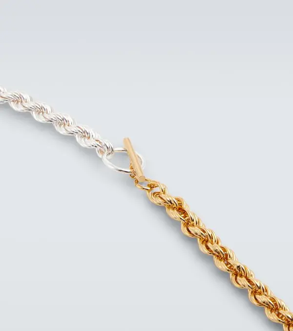 JIL SANDER Two-tone Chain Necklace