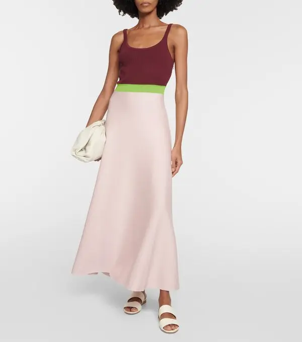 Gabriela Hearst Wool And Silk Maxi Dress