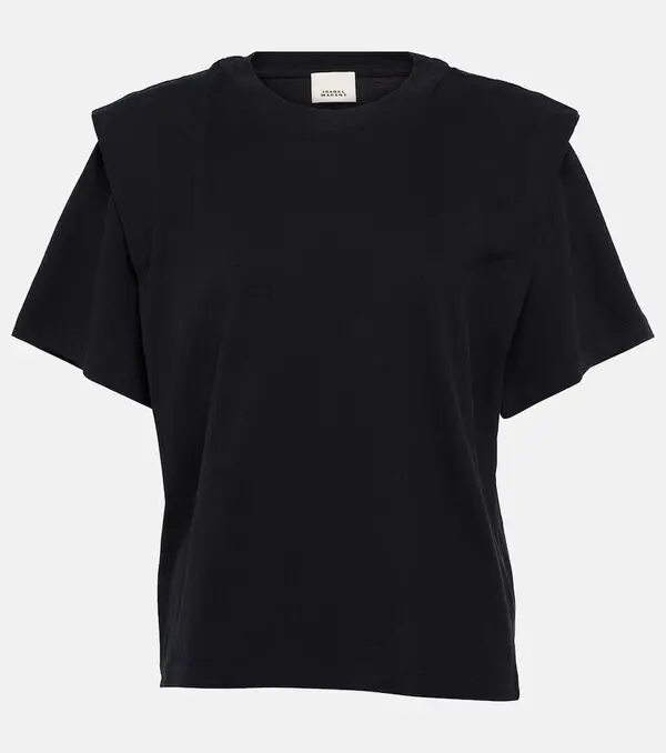 Isabel Marant Étoile Zelitos Cotton Top - Black