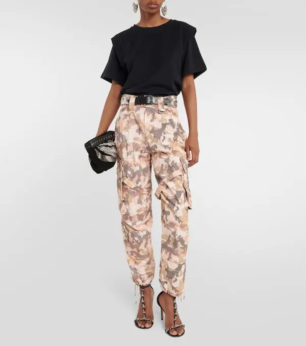 Isabel Marant Étoile Zelitos Cotton Top - Black