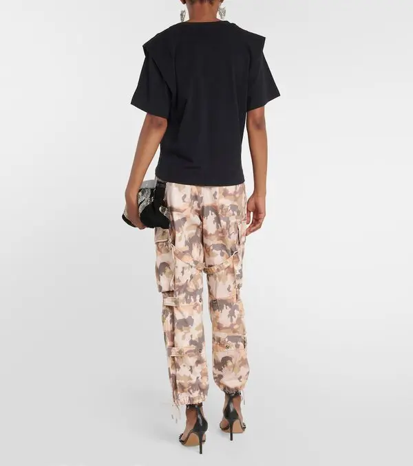 Isabel Marant Étoile Zelitos Cotton Top - Black