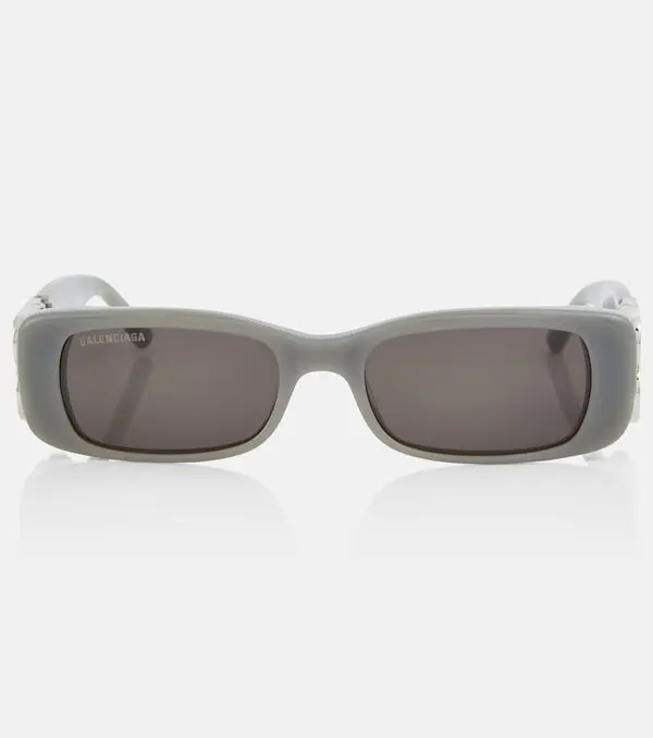 Balenciaga Dynasty Rectangular Sunglasses - Grey
