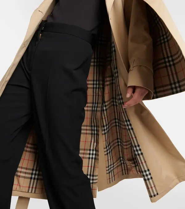 Burberry Belted Cotton Trench Coat