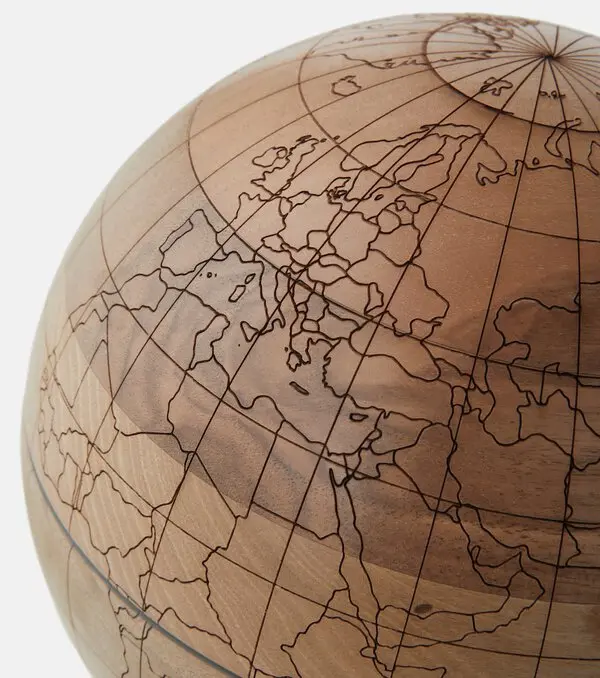 Brunello Cucinelli Laser-cut Walnut Globe