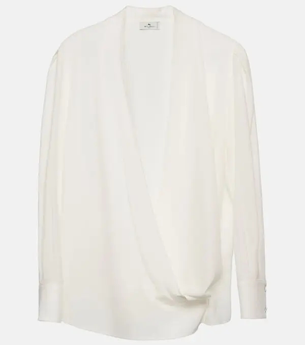 Etro Silk Crêpe De Chine Blouse