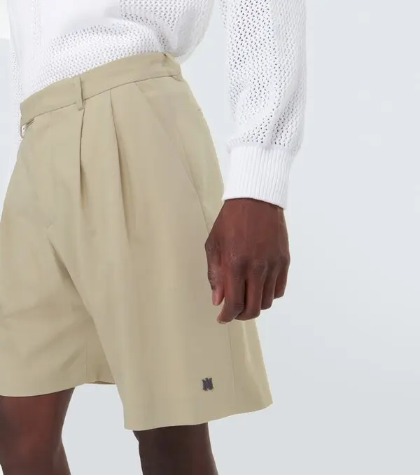 Amiri Wool-blend Bermuda Shorts