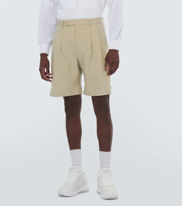 Amiri Wool-blend Bermuda Shorts