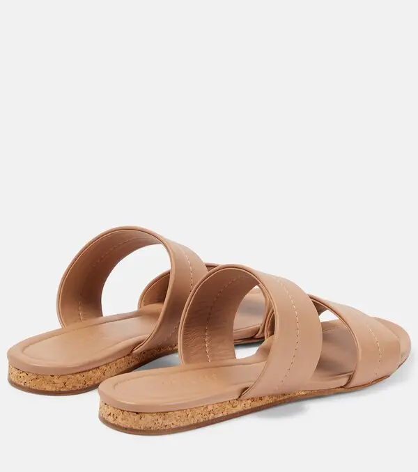 Gabriela Hearst Lora Leather Sandals - Brown