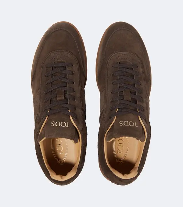 TOD'S Logo Suede Sneakers
