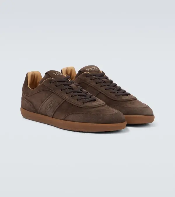 TOD'S Logo Suede Sneakers