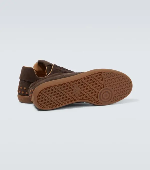 TOD'S Logo Suede Sneakers