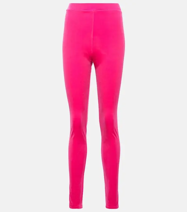 Alexandre Vauthier Jersey Leggings - Pink