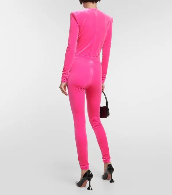 Alexandre Vauthier Jersey Leggings - Pink
