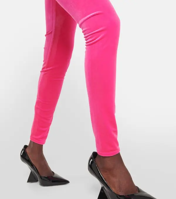 Alexandre Vauthier Jersey Leggings - Pink