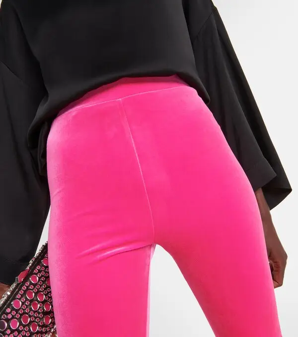 Alexandre Vauthier Jersey Leggings - Pink