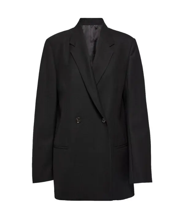 TOTEME Double-breasted Blazer - Black
