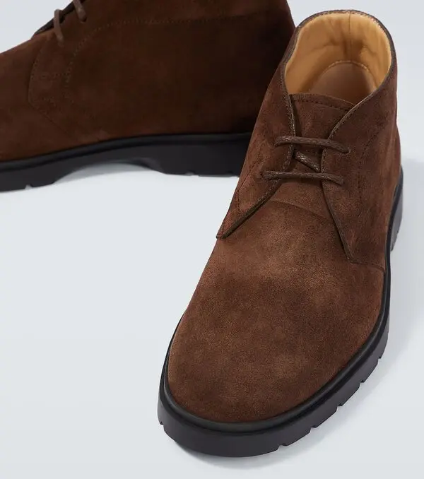 TOD'S Suede Desert Boots - Brown