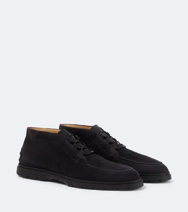 TOD'S Suede Desert Boots - Grey