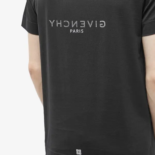 Givenchy Paris Reverse Logo T-Shirt In Black - 40% Off | Editorialist