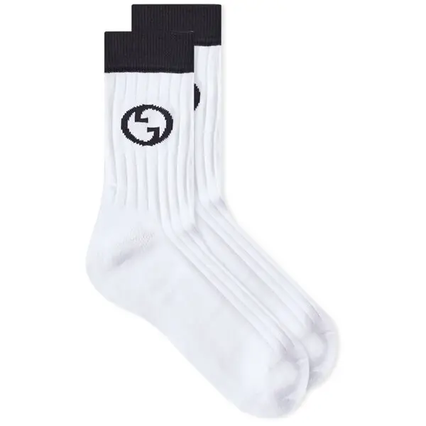 Gucci Interlock Gg Sports Sock