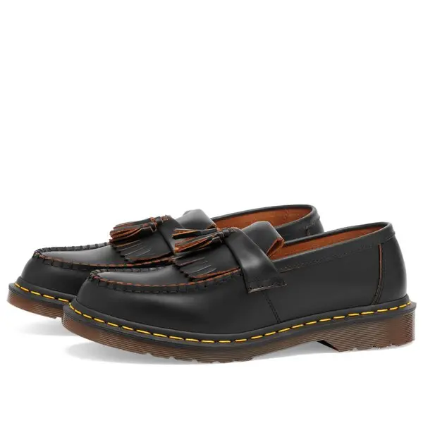Dr. Martens Adrian Tassel Loafer - Vintage Black Quilon