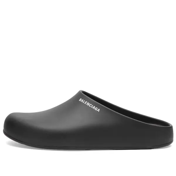 Balenciaga Rubber Mule Sandals With Bold Graphic Detail - NWT Balenciaga | Shoes | Balenciaga Rubber Mule Sandals With  main image 4
